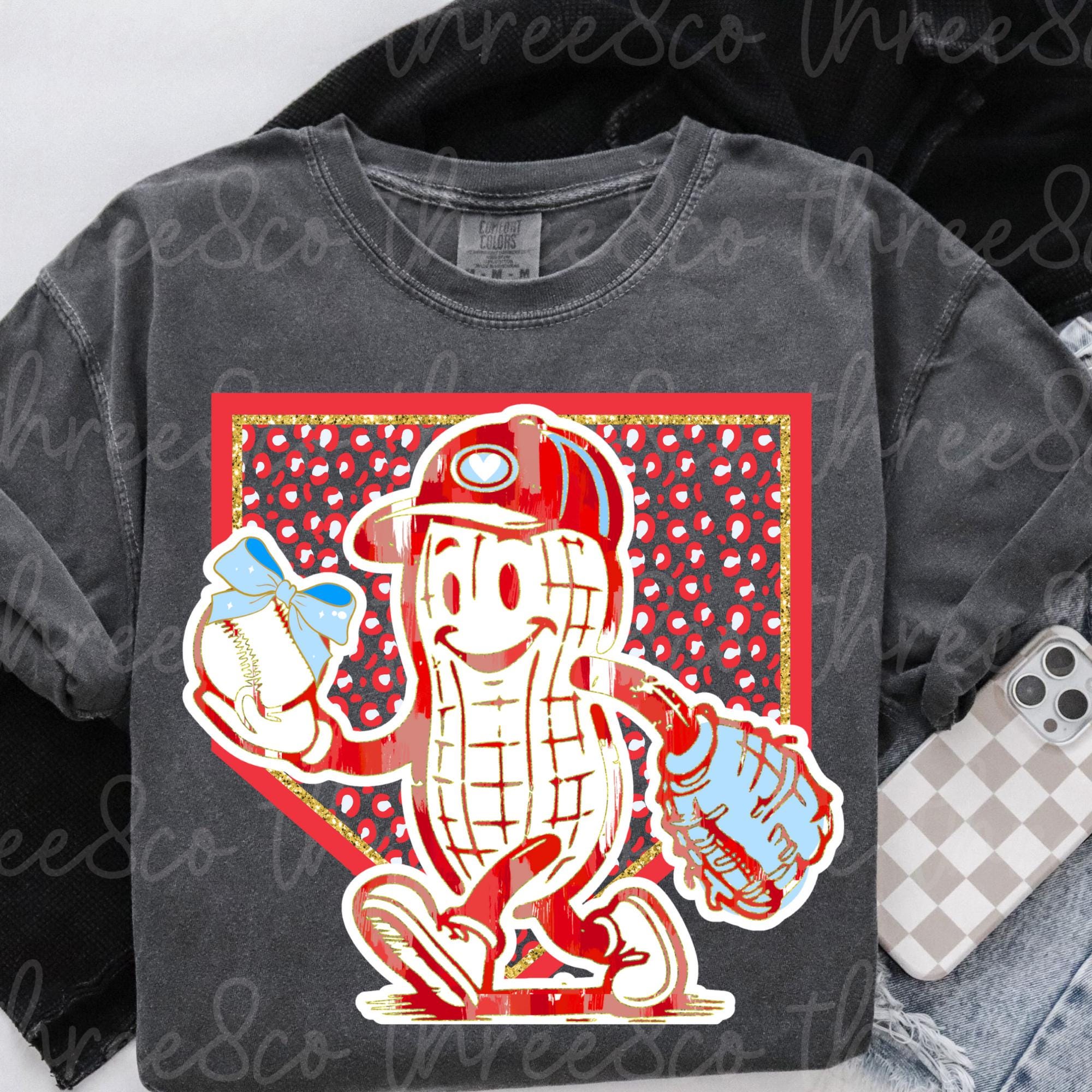 Red Baseball Brush Strokes PNG, Coquette Bow, Teach My Kids Png ...