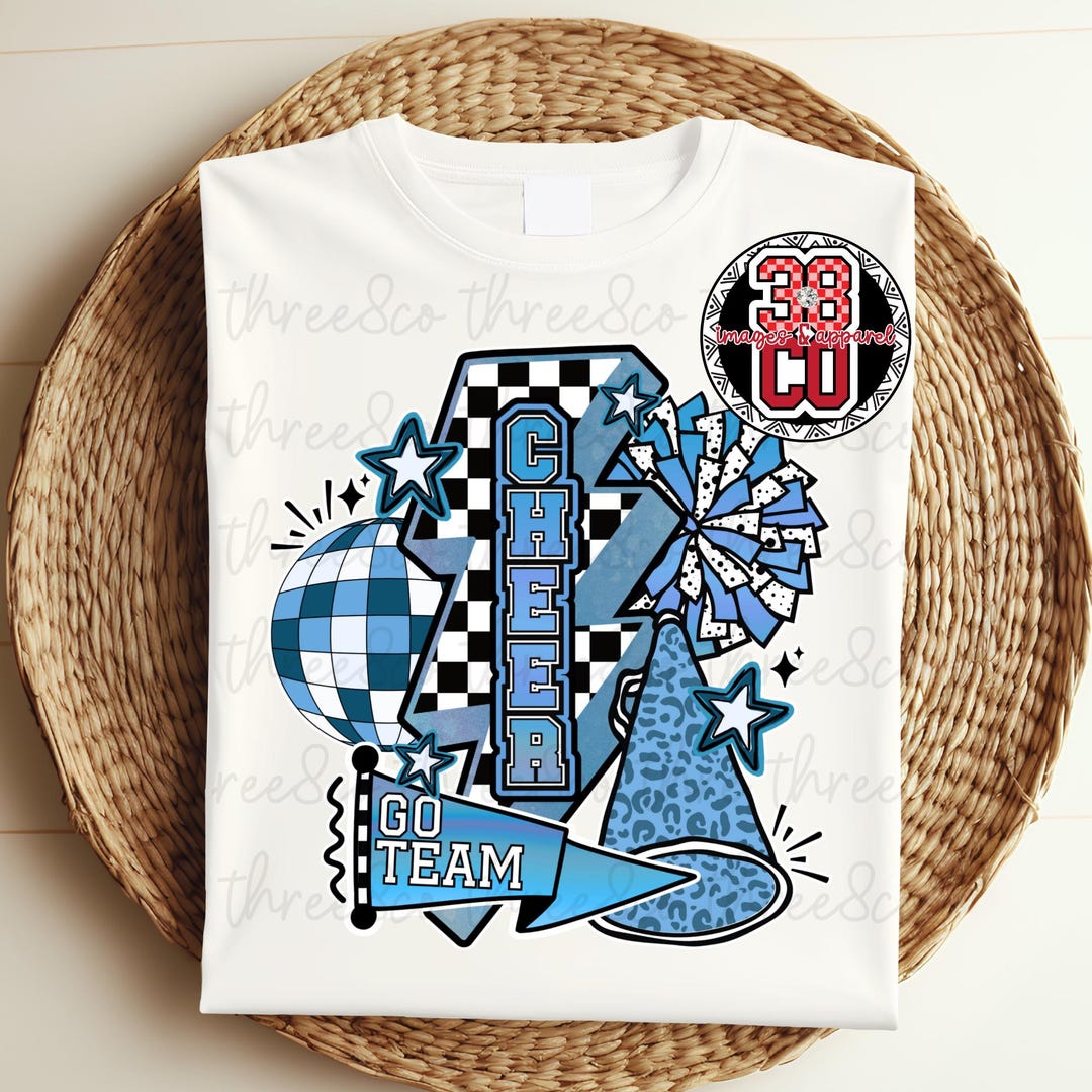 Blue Cheer Coquette Png, Team Spirit Png, Custom Mascot, Cheer Coquette ...