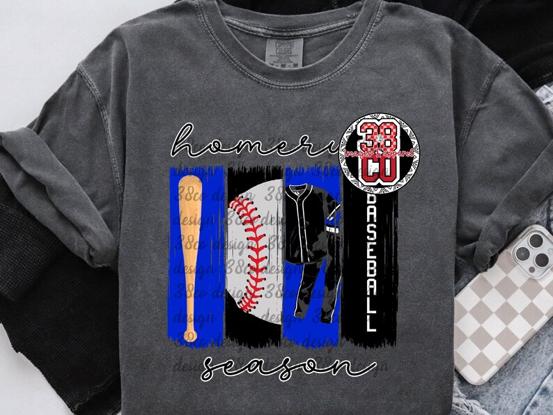 Baseball Brush Stroke Png, Blue and Black Gameday, Homerun Season ...