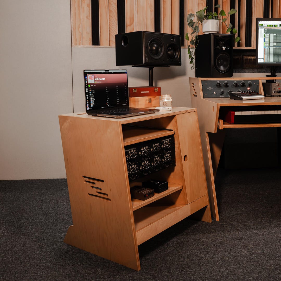 Recording Studio Sidecar | 12U Racks | Premium Baltic Birch | Free ...