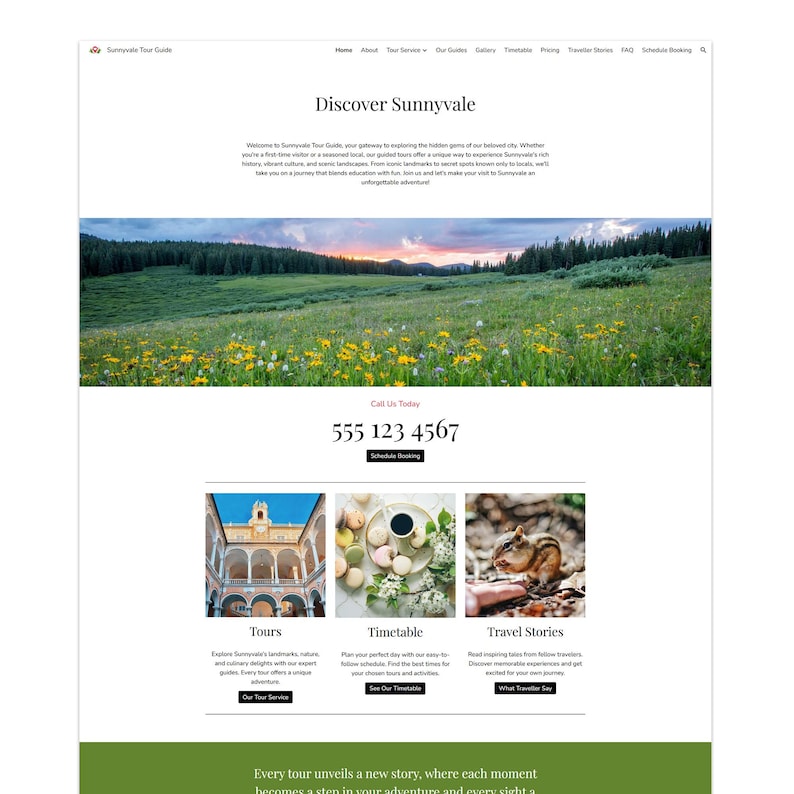 Tour Guide Website Template: Prebuilt Local Cultural Professional ...