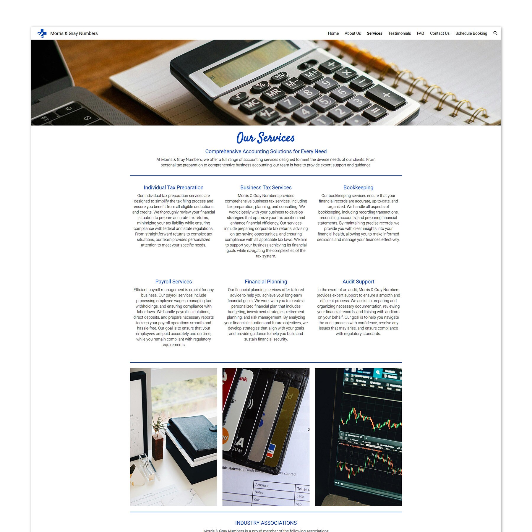 Accounting Service Website Template Google Site, Tax Accountant Pre ...