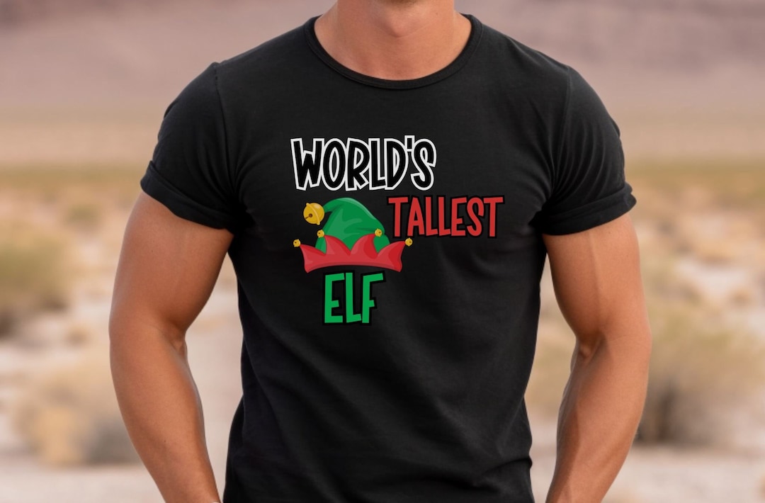 Mens Christmas Shirt, Funny Elf Shirt, G7 Products, Funny Elf T Shirt ...