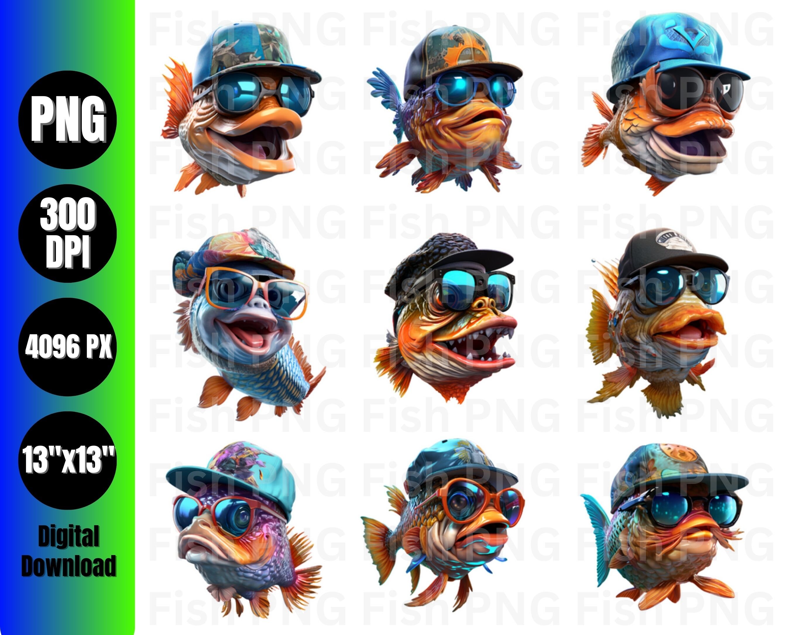 46 Fish Graphics Smiling Fish Cool Happy Colorful Cartoon Fish Clip Art ...