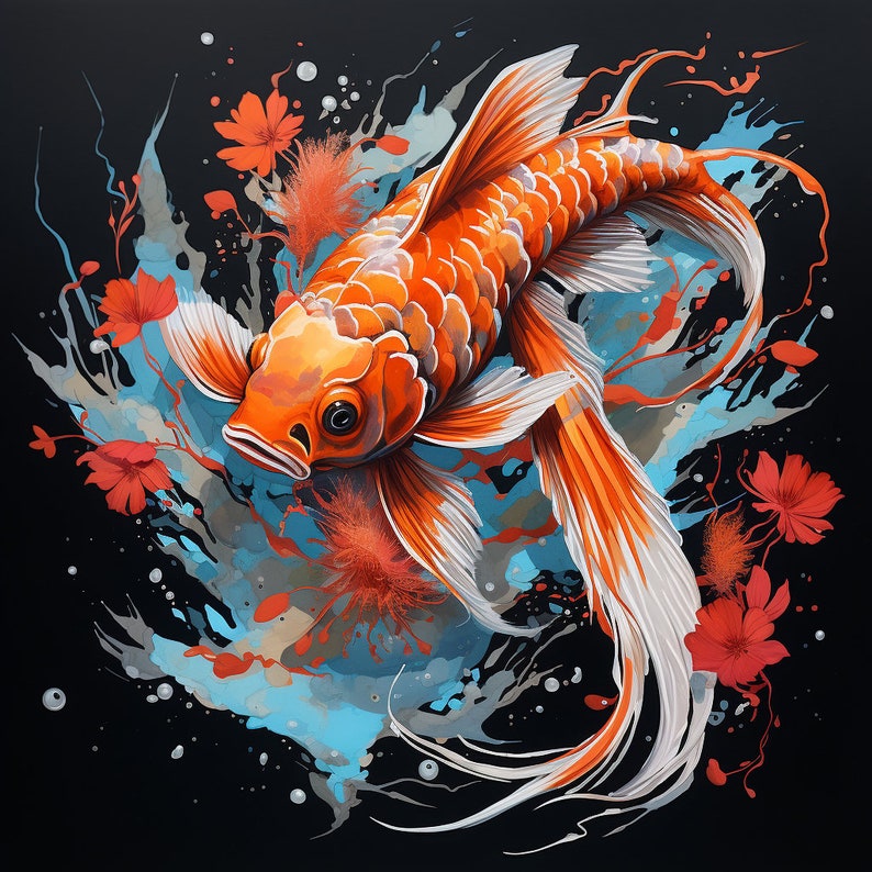15 KOI Fish Svg Koi Fish Clipart Fish Clipart Koi Fish, High Resolution ...