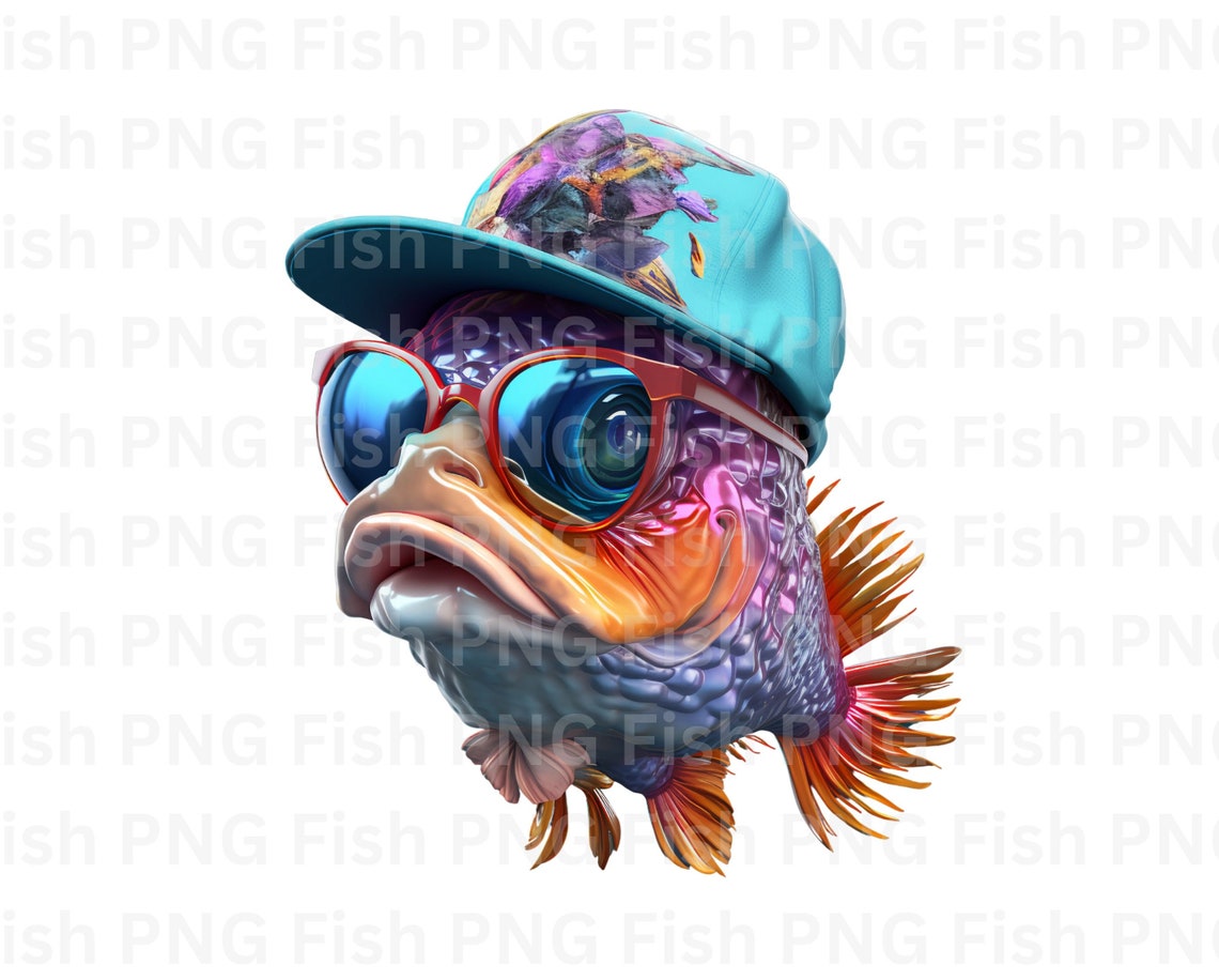 46 Fish Graphics Smiling Fish Cool Happy Colorful Cartoon Fish - Etsy