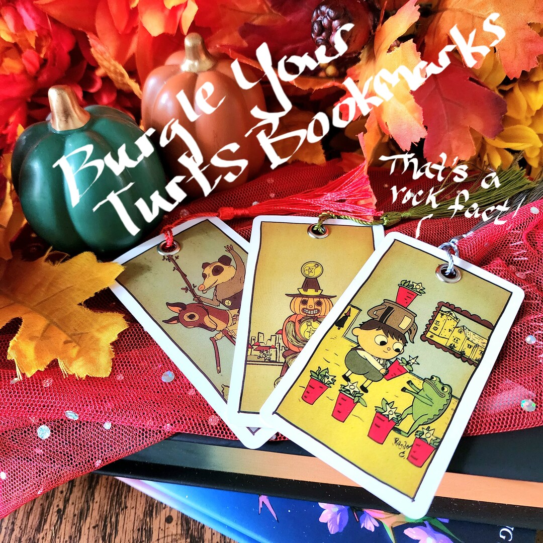 Burgle Your Turts Bookmarks - Mystery Pack of Three Over the Garden ...