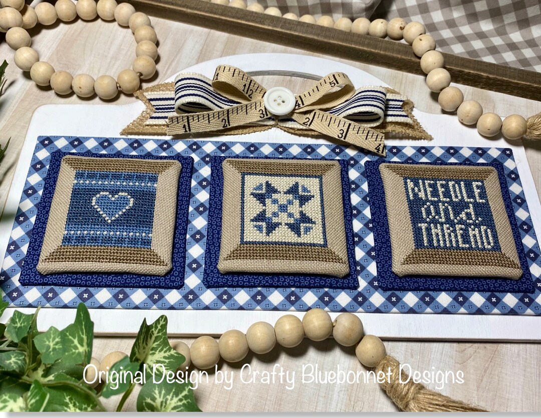 Sewing Spool Trio (set Two) by Crafty Bluebonnet Designs | Pdf/digital ...