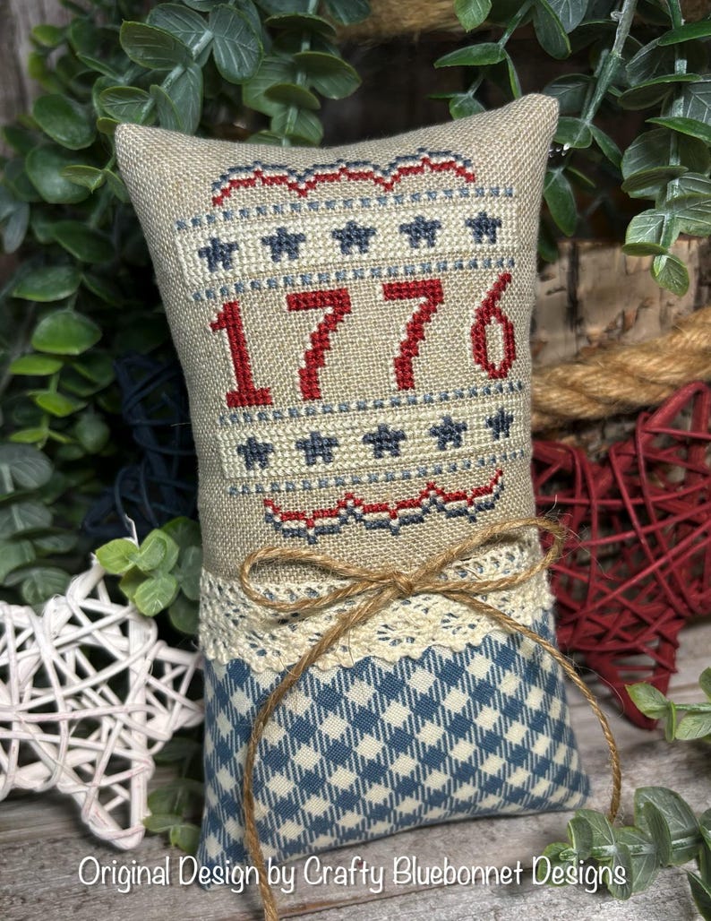 1776 - by Crafty Bluebonnet Designs | Pdf/digital Cross Stitch Pattern - Etsy