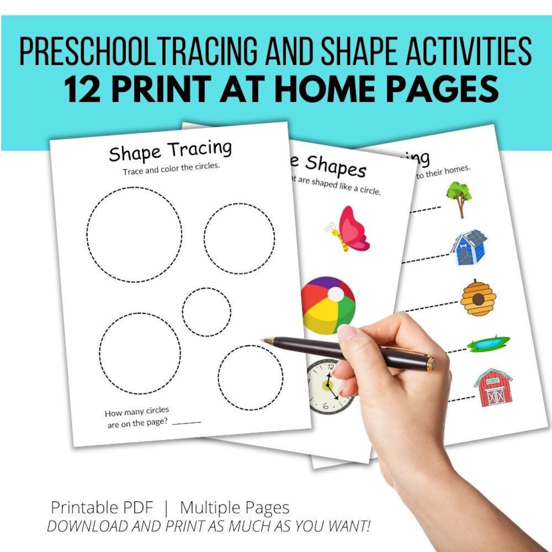 Preschool Printable Activities, Preschool Tracing Printable, Preschool ...