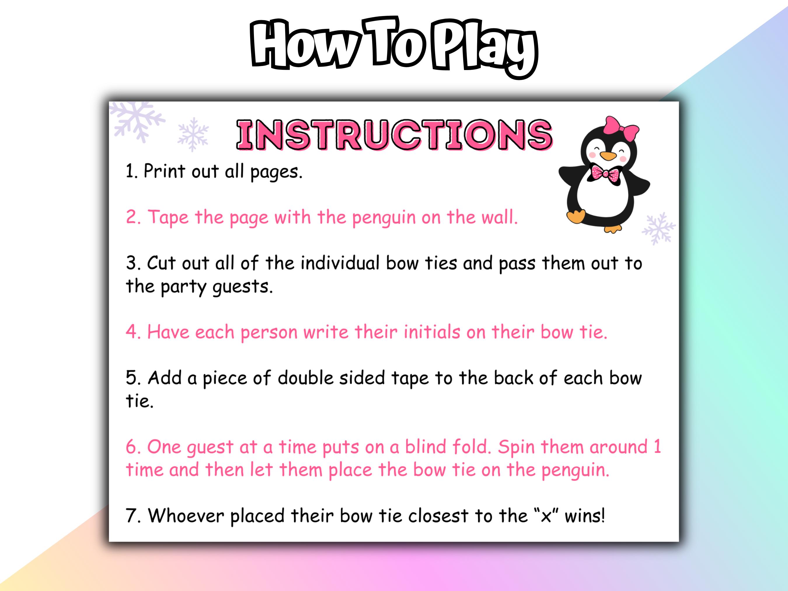 Active Game for Kids Classroom Party Game Printable Party Games Fun ...