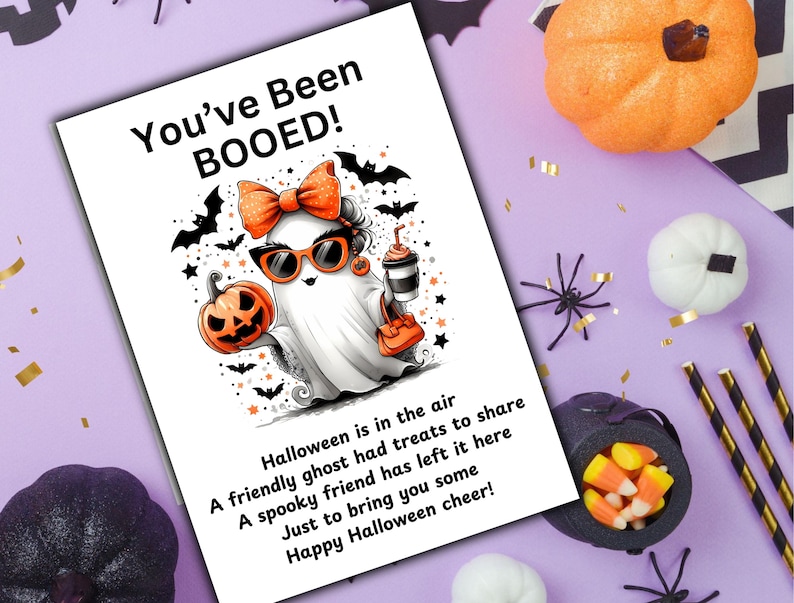 You’ve Been Booed Printable Kit, I’ve Been Booed Sign, Boo Basket Gift ...