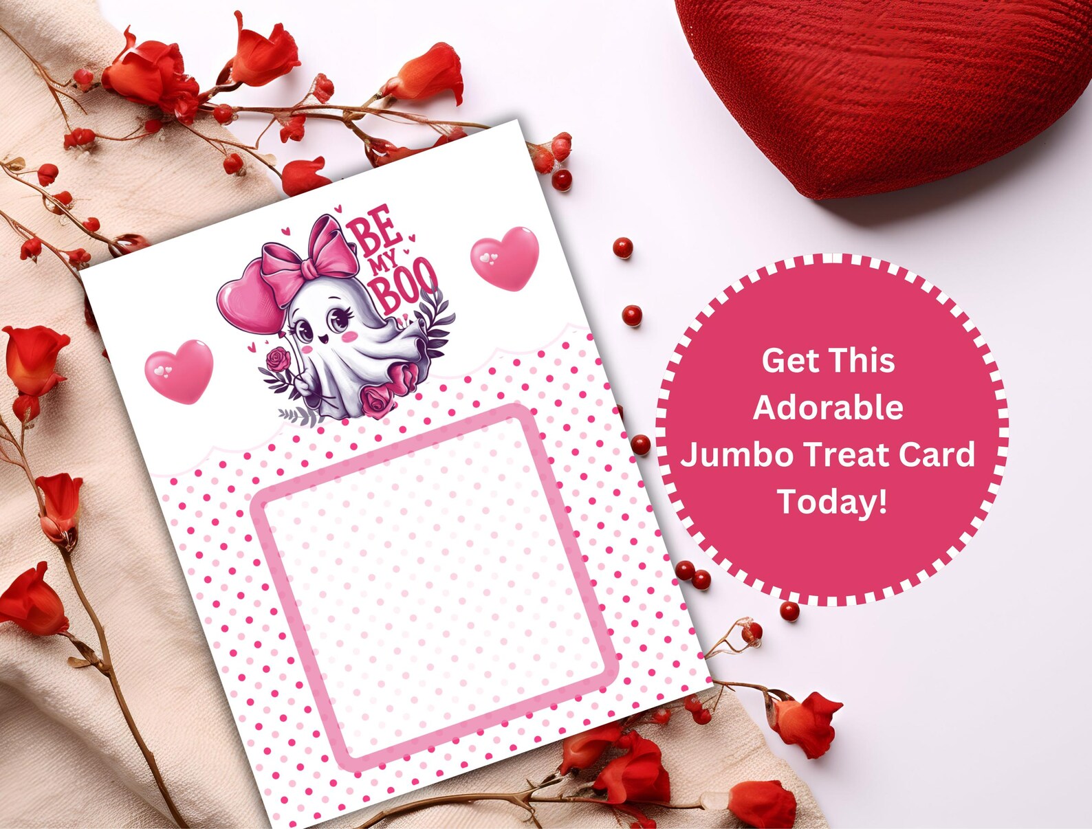 Valentine Jumbo Treat Card Template, Printable Snack Cards for Adults ...