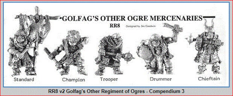Golfag's Other Regiment of Mercenary Ogres RR8 / RR12 - Etsy