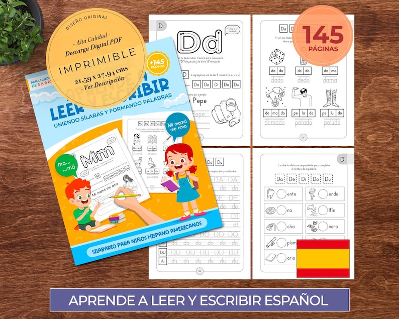 Learn to Read and Write in Spanish - A Book for Learning to Write ...