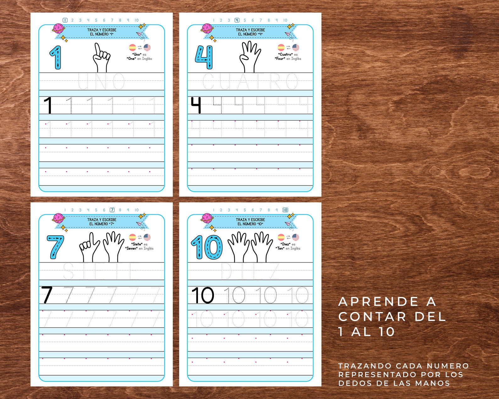 Handwriting Workbook for Kids in Spanish, Spanish Handwriting Practice ...