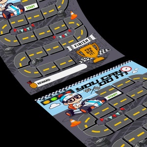 Printable Racing Car Reward Chart | Cars Kids Behavior Chart | Instant ...