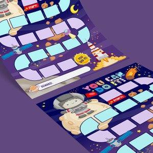 Outer Space Reward Chart | Printable Astronaut Behavior Chart | Daily ...