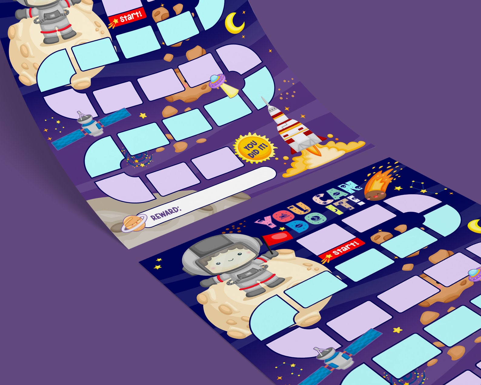 Outer Space Reward Chart | Printable Astronaut Behavior Chart | Daily ...
