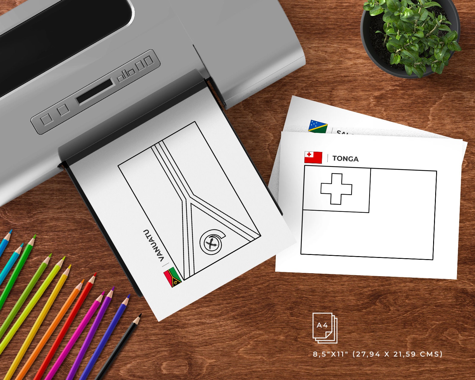 OCEANIA Flags Coloring Pages,flags of the Oceania Continent Coloring ...