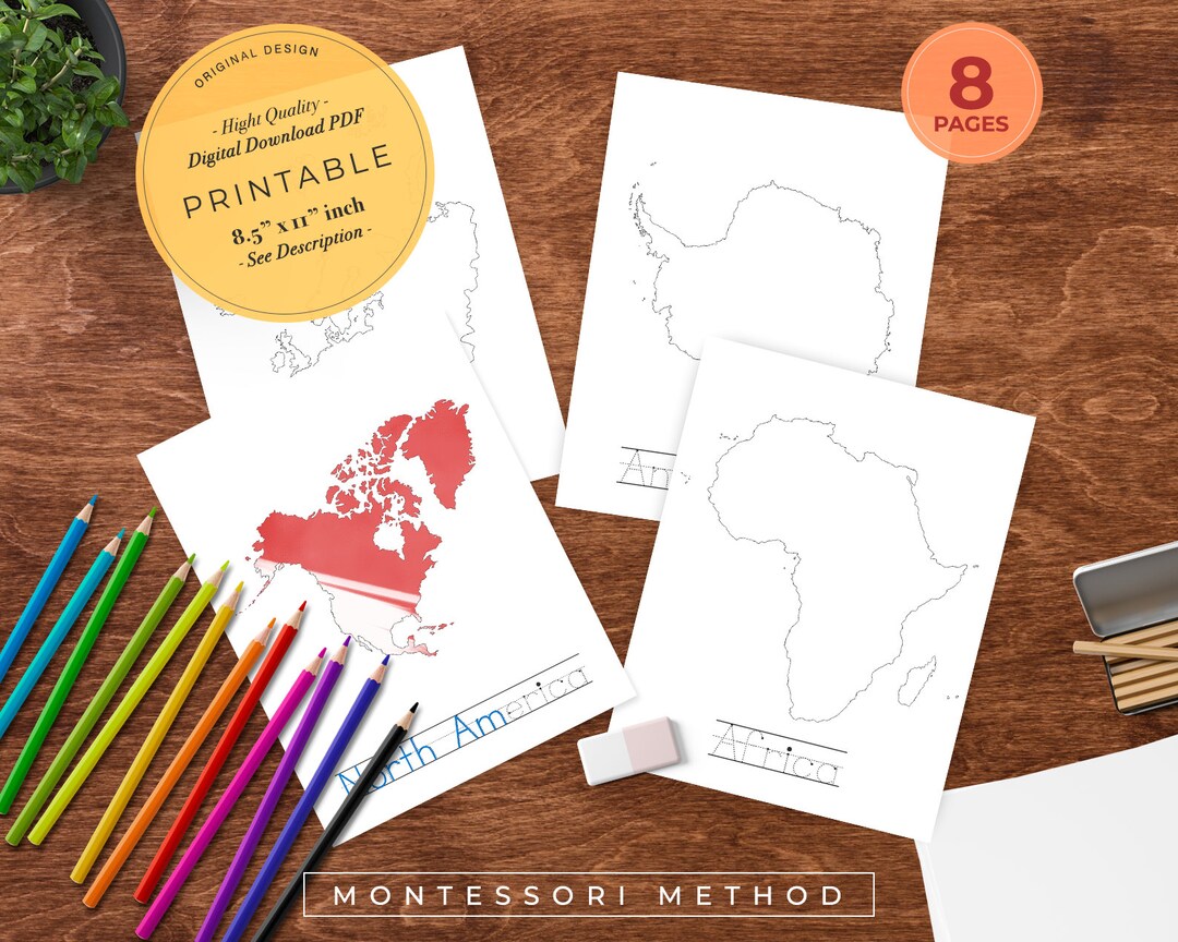 Continents Coloring Page, Map Coloring Pages, Coloring Book, World Map ...