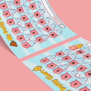 Printable Potty Training Chart | Sticker Chart | Toilet Training ...