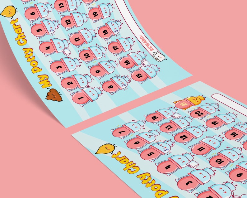 Printable Potty Training Chart | Sticker Chart | Toilet Training ...