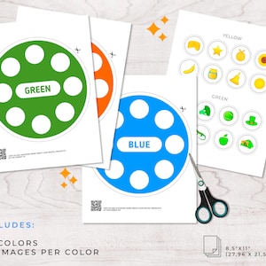 Color Matching Color Sorting Activity Learning Colors Toddler Activity ...