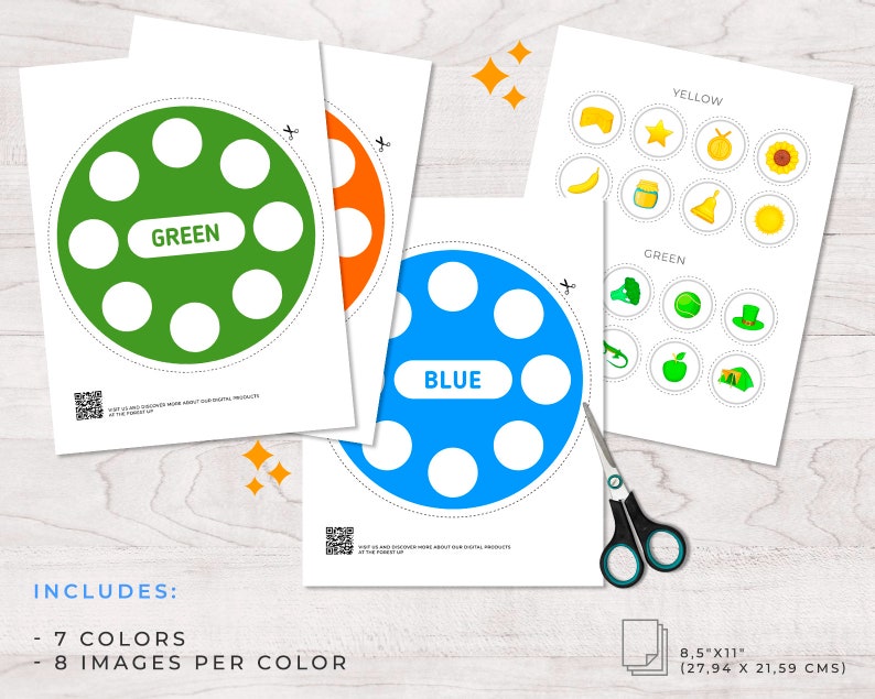 Color Matching Color Sorting Activity Learning Colors Toddler Activity ...