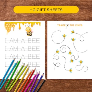 Build a Bee Spring Activity for Kids - Bee Printable Craft - Preschool ...