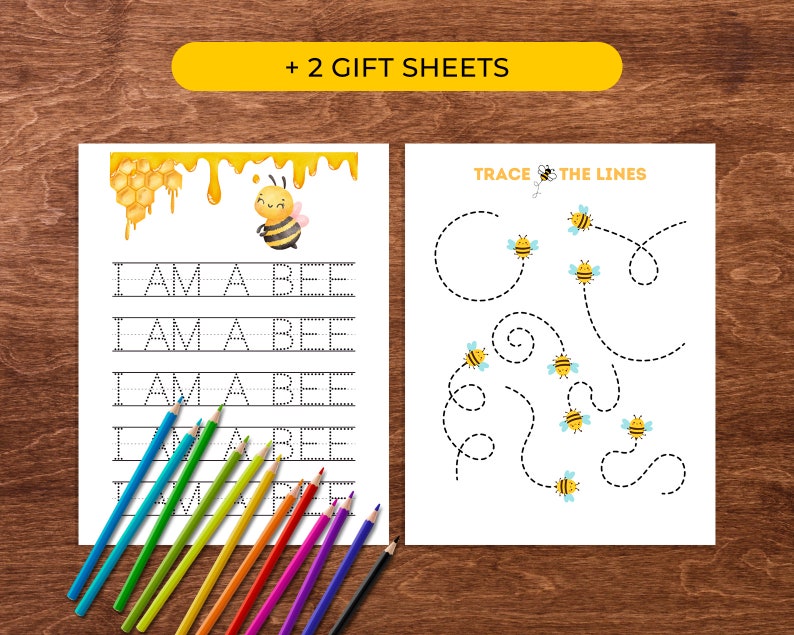 Build a Bee Spring Activity for Kids - Bee Printable Craft - Preschool ...