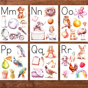 Montessori Cards for Toddlers, Large Format, for the Classroom ...