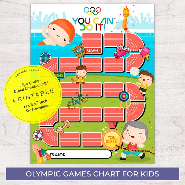 Video Game Reward Chart Printable Gamer Behavior Chart Kids Daily Chore ...