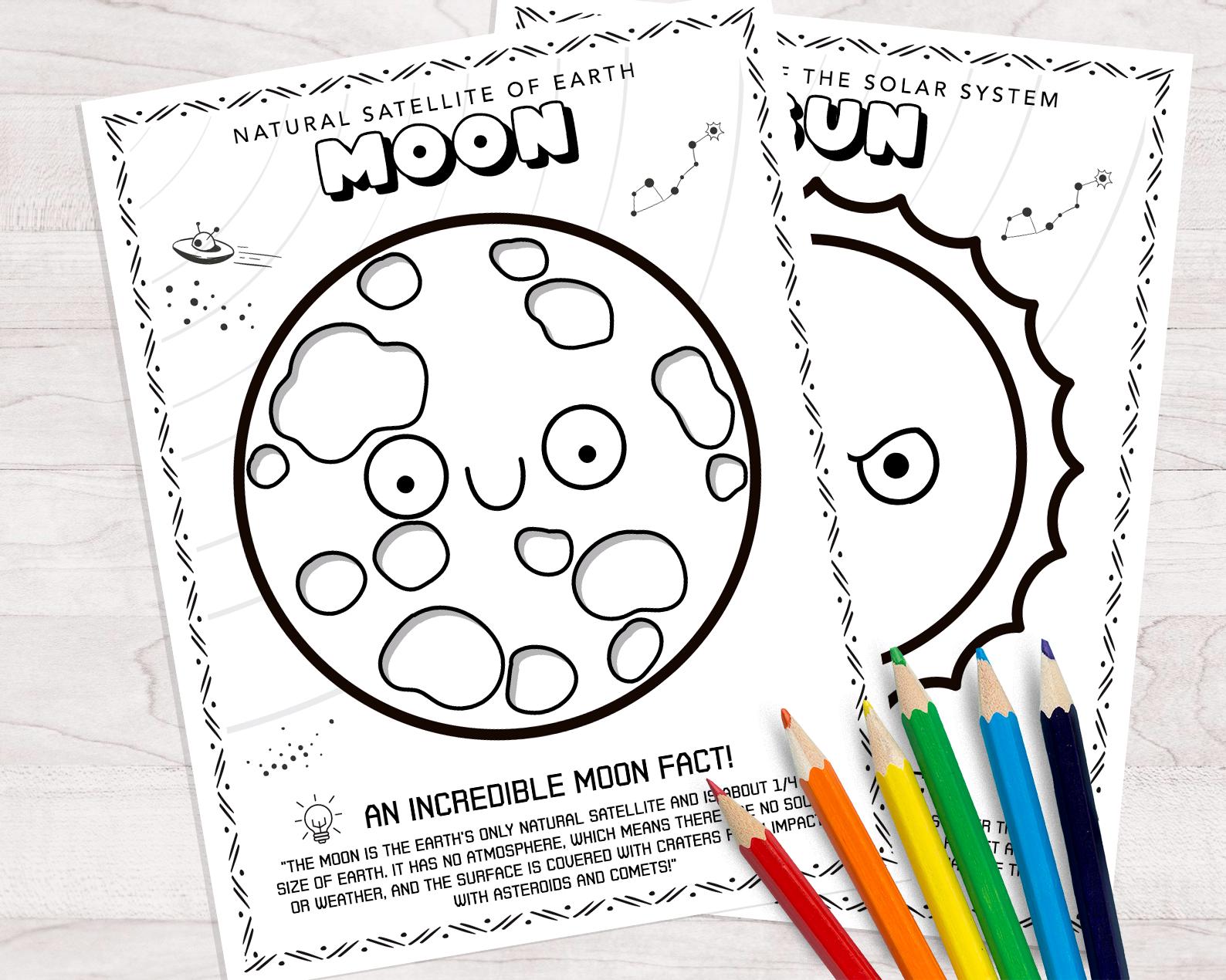 Printable Solar System Coloring Pages | Interesting Facts About the ...
