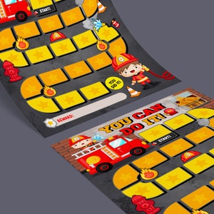 Fireman Reward Chart | Printable Firetruck Kids Behavior Chart ...