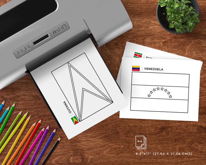 SOUTH AMERICA FLAGS Coloring Pages, Americas Flags Coloring Book ...