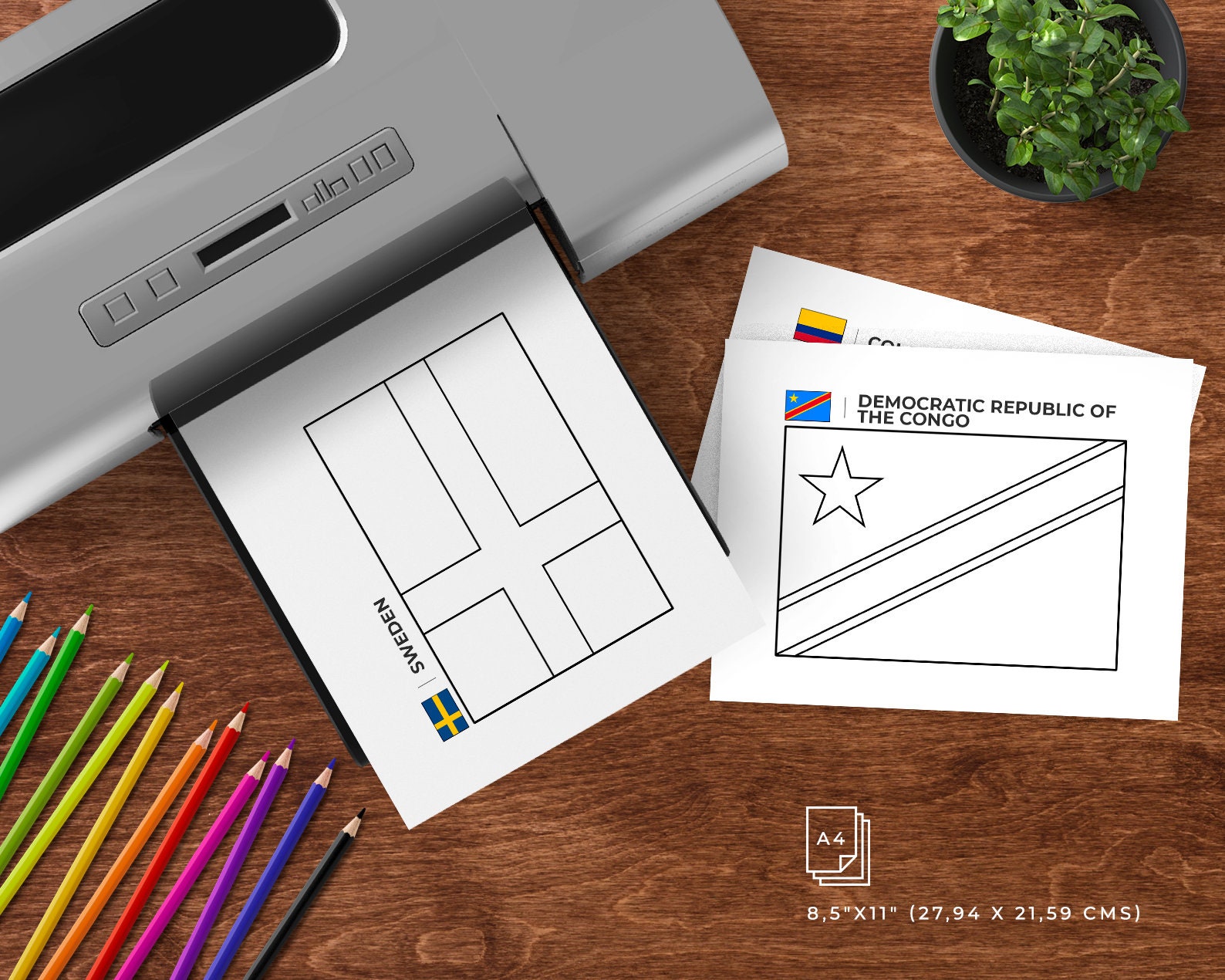 WORLD FLAGS Coloring Pages, Printable, Countries Flags, Printable Flags ...