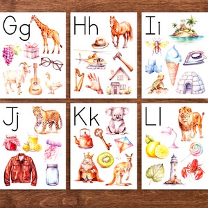 Montessori Cards for Toddlers, Large Format, for the Classroom ...
