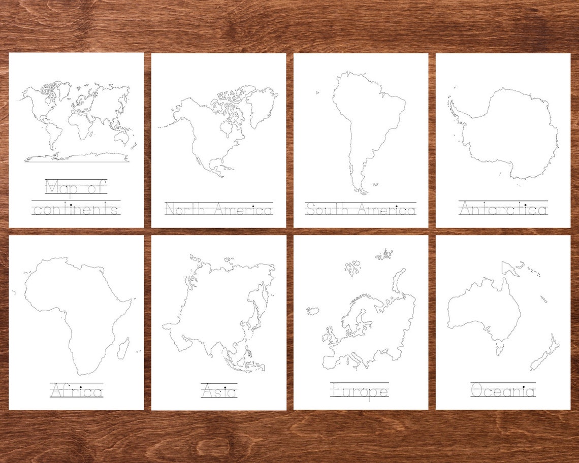 Continents Coloring Page, Map Coloring Pages, Coloring Book, World Map ...