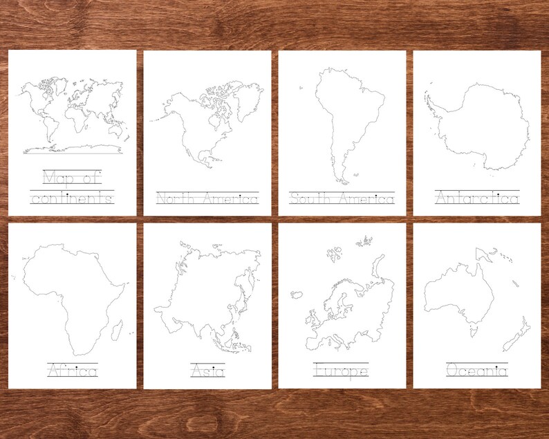 Continents Coloring Page, Map Coloring Pages, Coloring Book, World Map ...