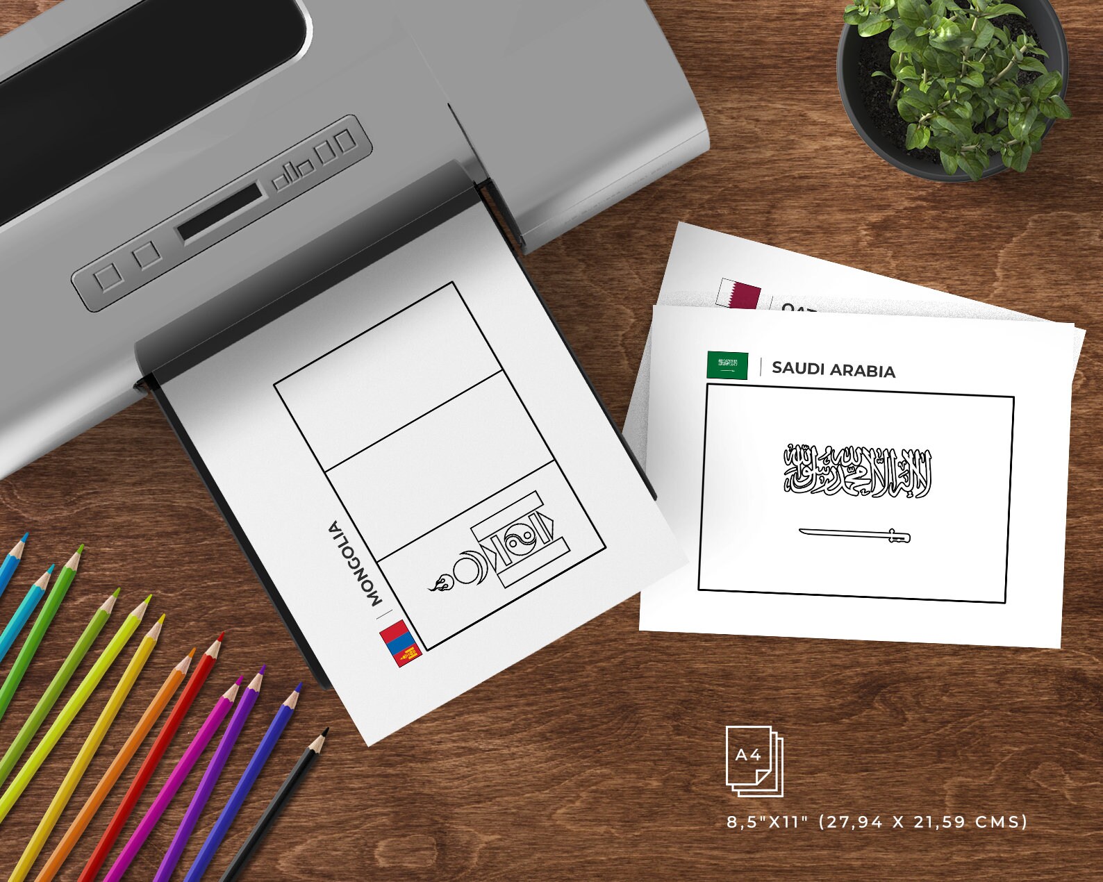 ASIA Flags Coloring Pages,flags of the Asia Continent Coloring Book ...