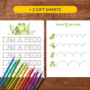 Build a Frog Spring Activity for Kids - Frog Printable Craft ...