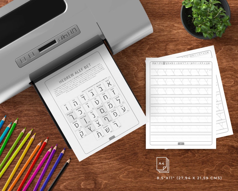 Hebrew Alphabet Worksheets Aleph Bet Hebrew for Toddlers Toddlers ...