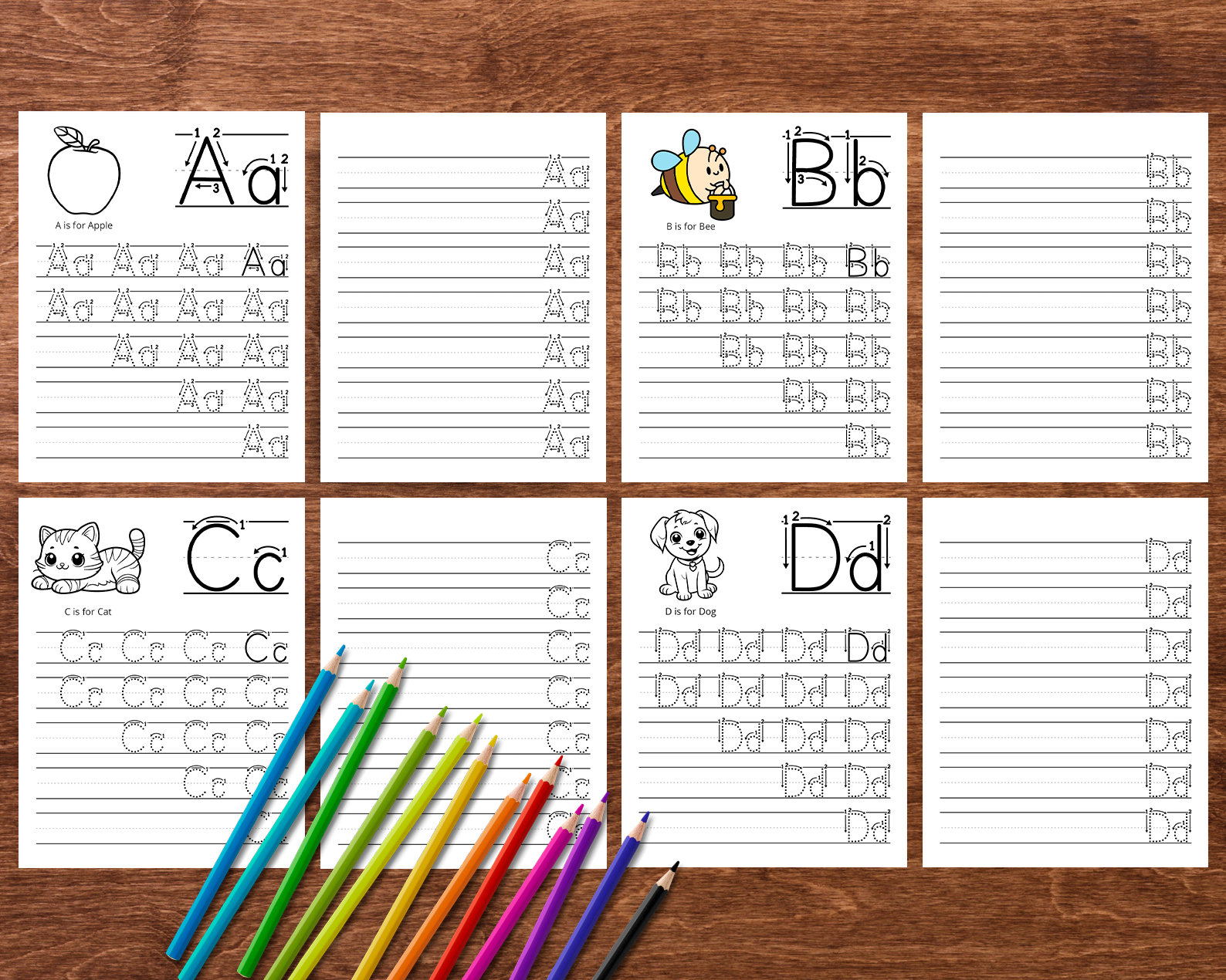 Left Hand Writing Practice for Kids | Trace & Write Letters and Numbers ...