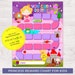 Princess Reward Chart for Kids | Chore Chart | Behavior Chart ...