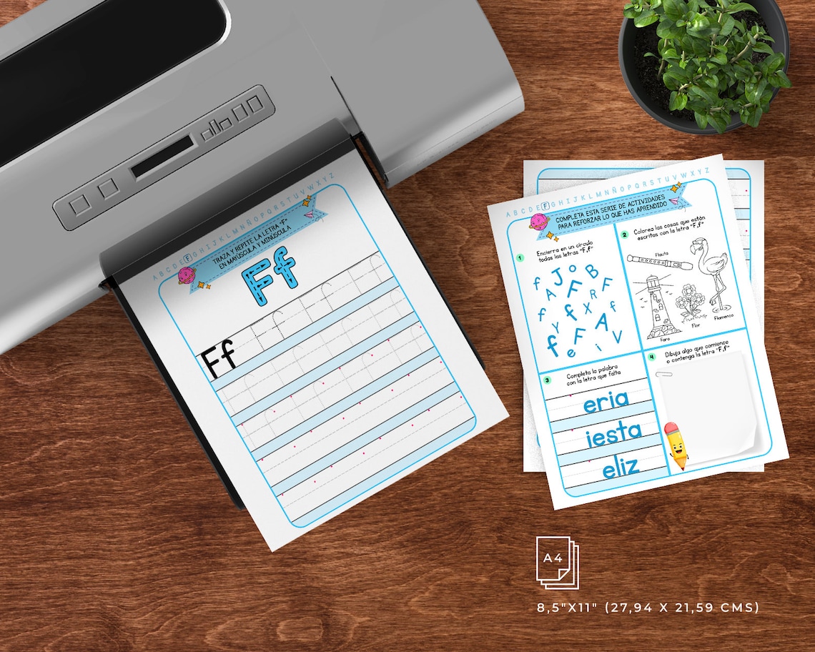 Handwriting Workbook for Kids in Spanish, Spanish Handwriting Practice ...