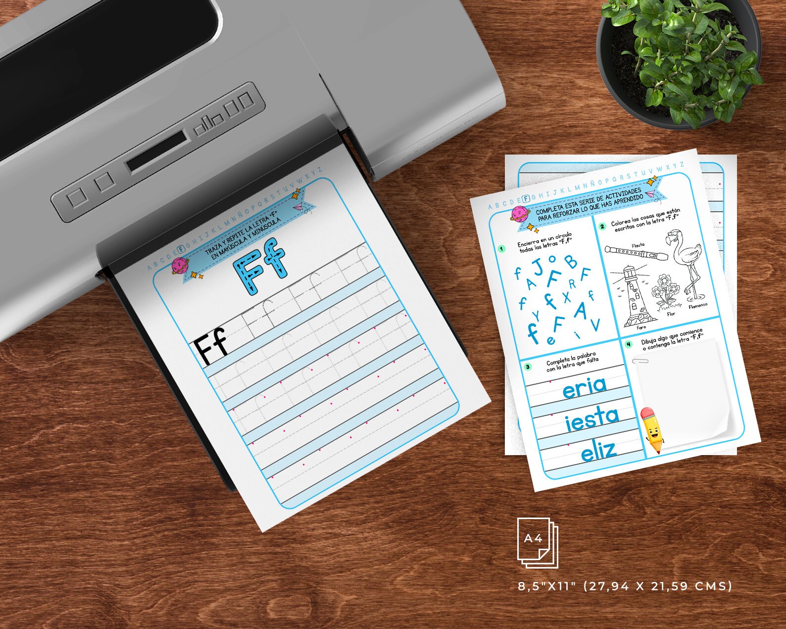 Handwriting Workbook for Kids in Spanish, Spanish Handwriting Practice ...