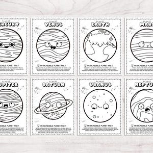 Printable Solar System Coloring Pages | Interesting Facts About the ...