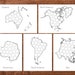 Dot Marker Continents, World Continents Dot Marker Worksheets, Dot ...