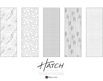 Pavement Pattern Brushes for Procreate - Stone Pavement Hatch Stamp Brush for Architectural and ...